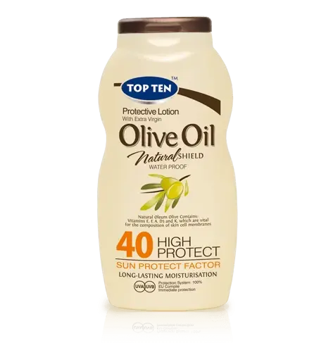 Top Ten Mleko za sunčanje Olive, SPF 40, 200ml