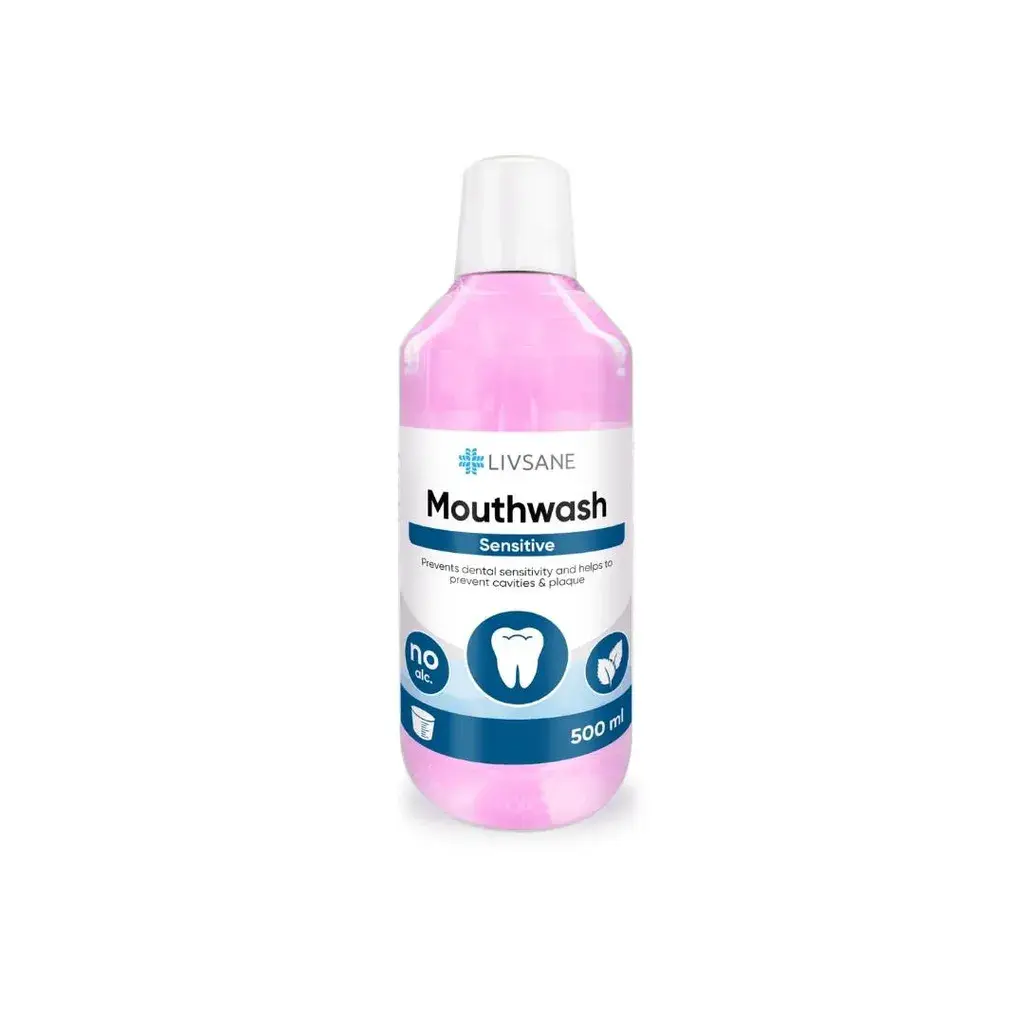 Livsane Tečnost za ispiranje usta Sensitive, 500 ml