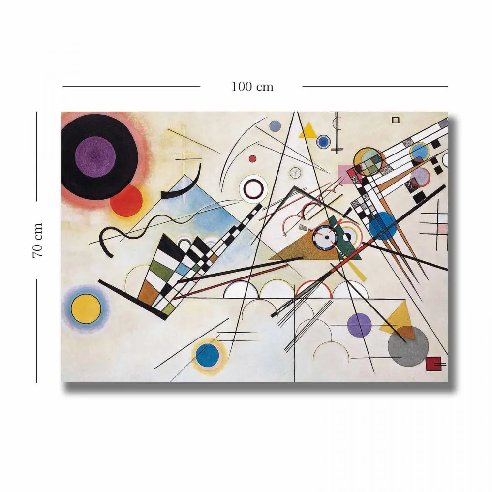 Wallity 70100KANDINSKY006 Dekorativna slika, 70x100cm