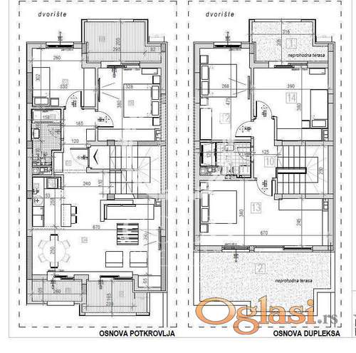 Telep- Novogradnja- Duplex- Urbana vila