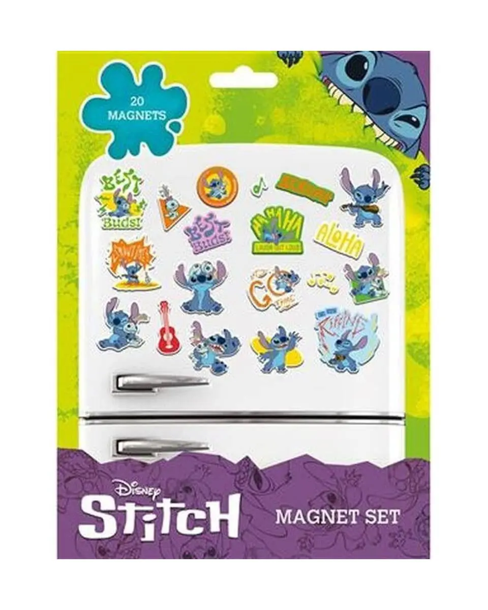 Set magneta Lilo i Stič Stič i Skramp Set magneta od 20, šareni