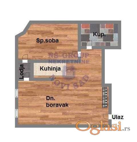Komforan dvosoban stan u centru Novog Sada