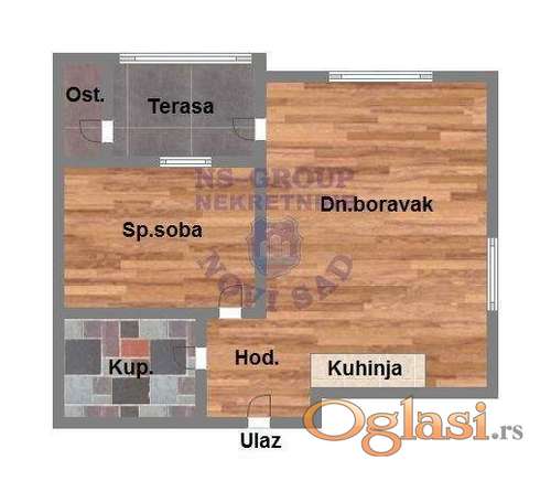 Odličan jednoiposoban stan kod Lipovog Gaja!