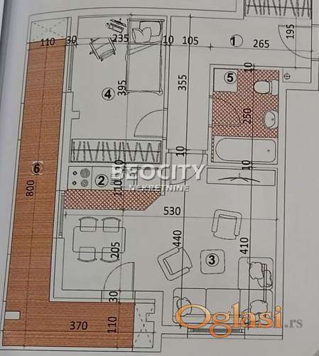 Novi Sad, Podbara, , 2.0, 54m2