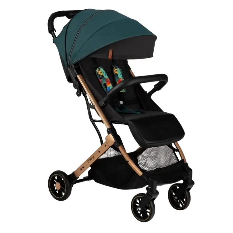 MoMi Estelle kišobran kolica za bebe Gold Green, 6m+