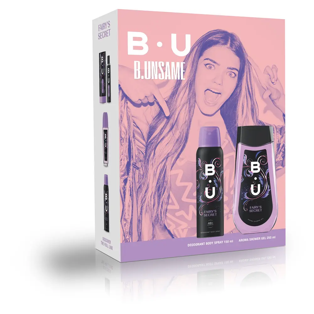 B.U Set dezodorans i gel za tuširanje Fairy Secret Xmas