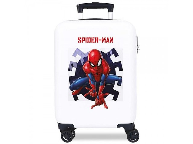 Kofer za decu 50cm Spiderman Attack white 44413