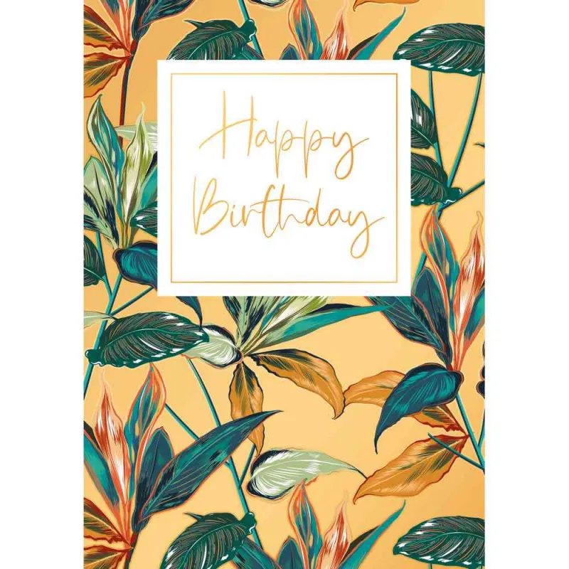 CESTITKA GOLD RUSH HAPPY BIRTHDAY