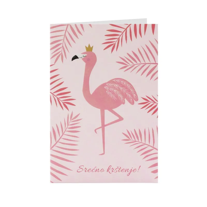 CESTITKA SRECNO KRSTENJE ROZE