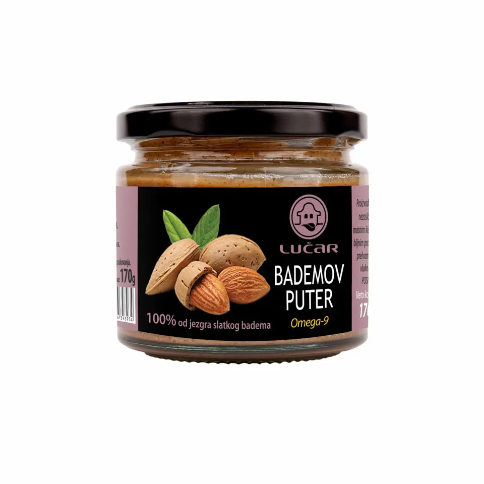 Lučar Puter od badema, 170g