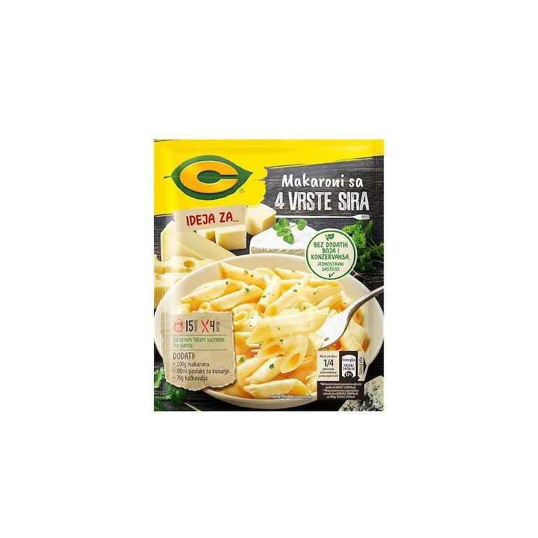 C Začin za makarone 4 sira, 30g