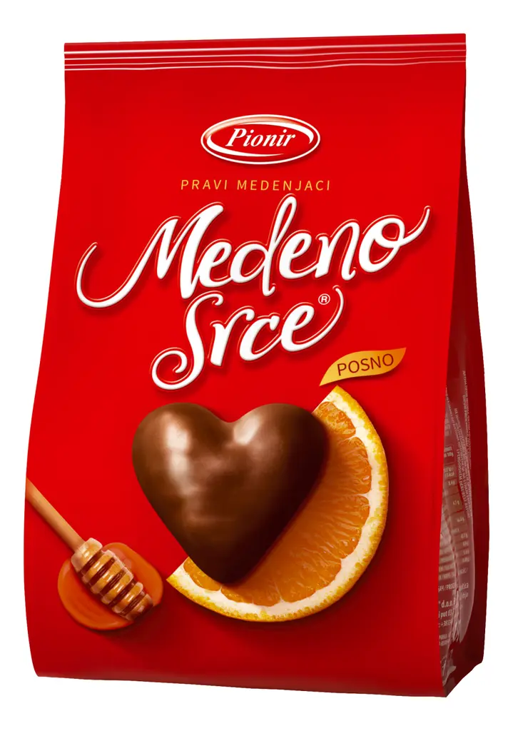 Medeno srce Biskvit sa ukusom narandže, 150 g
