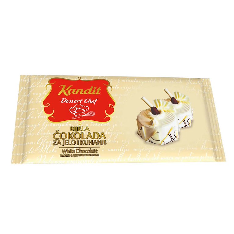 Pionir Čokolada za kuvanje Desert Chef, 200g, Bela