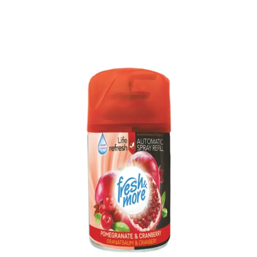 Fresh & More Dopuna za automatski osveživač prostora Pomegrante & Cranberry, 250 ml