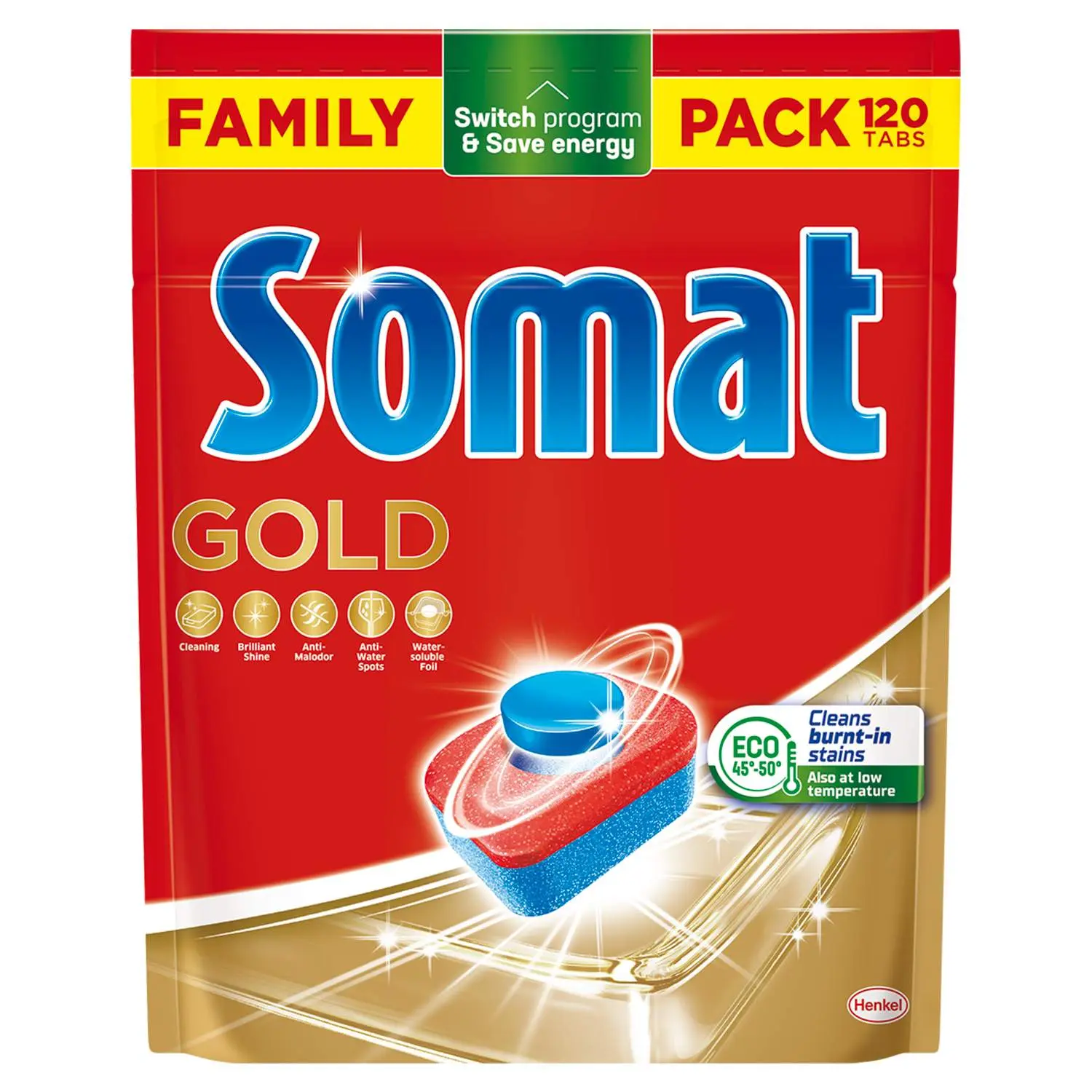 Somat Tablete za mašinsko pranje posuđa Extra, 120 komada