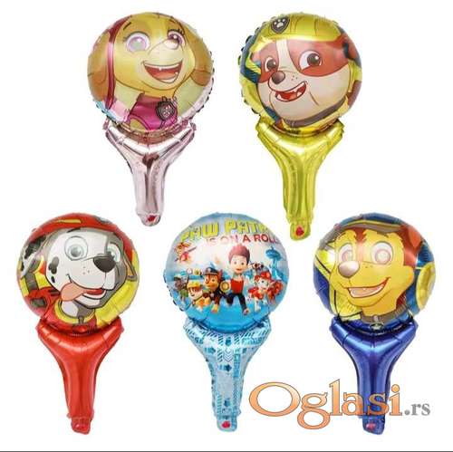Paw Patrol Patrolne Sape Zivotinje rucni baloni