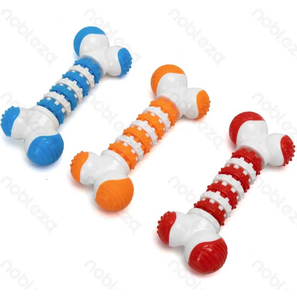 Nobleza igračka za pse Chew toys TPR Two color small bone 11.3cm