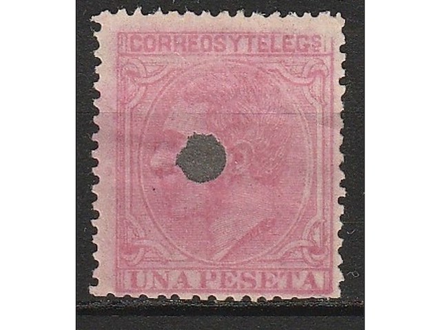 Spain, Španija - 1879 - King Alfonso XII - MNG