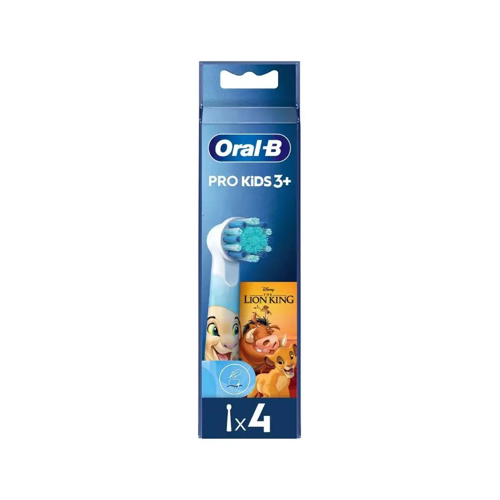 Oral-B Nastavci za elektičnu četkicu za zube Lion King, 4 komada
