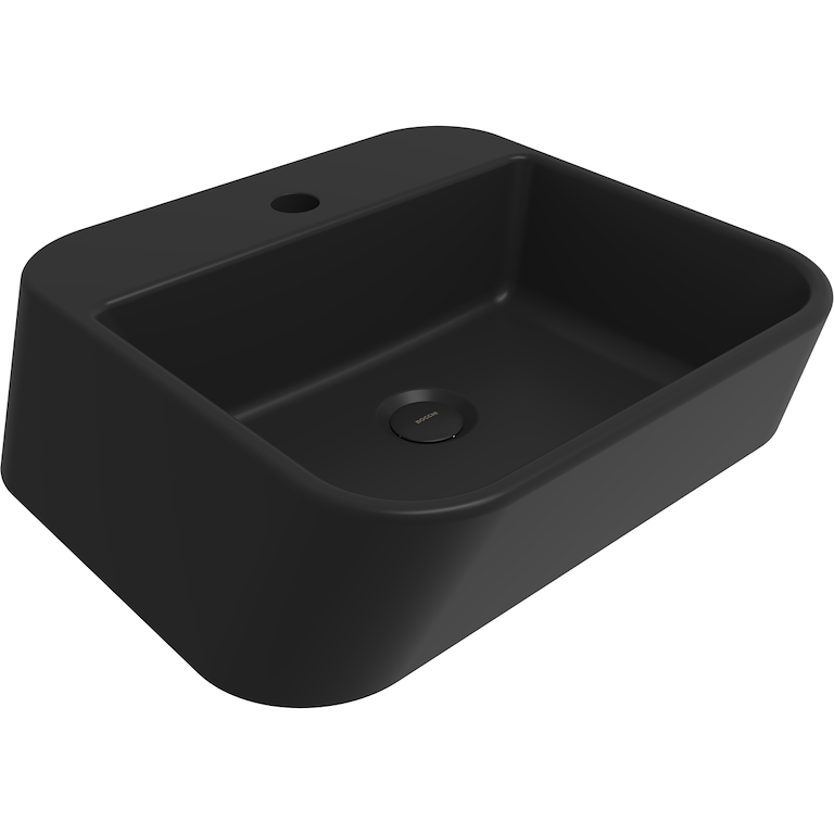 LAVABO FIRENZE 42.5CM X 42.5 CM MAT CRNI