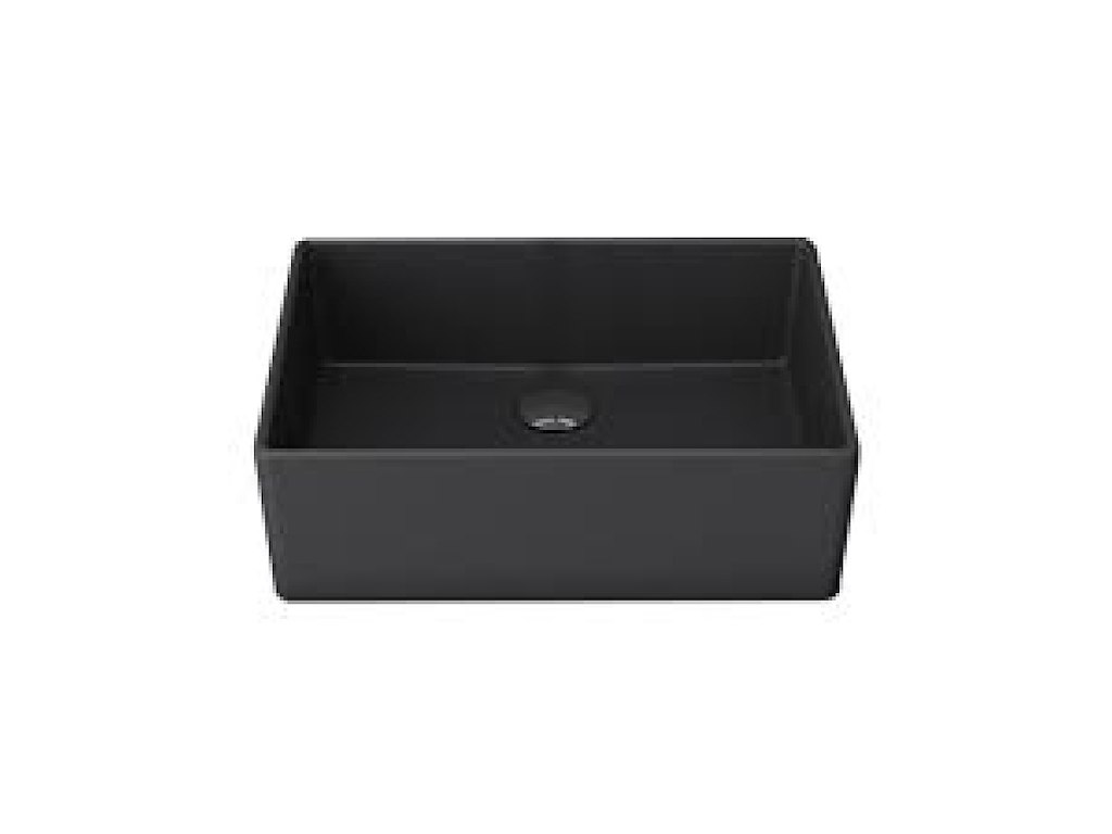 LAVABO SOTTILE 38×38 CRNI MAT SQUARE BOCCHI