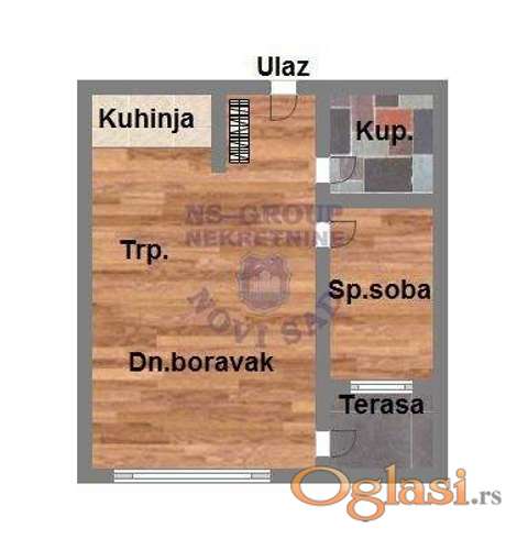 Jednoiposoban 38m2 Bulevar Patrijarha Pavla