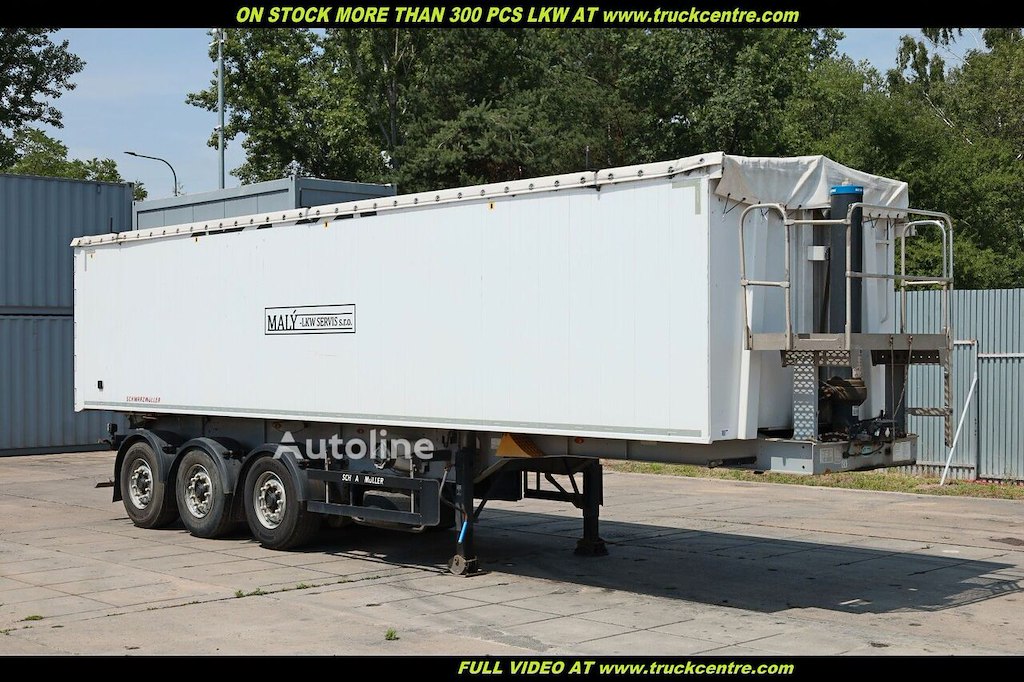Schwarzmüller KIS 3/E, 50 m3, LIFTING AXLE, AXLES 9 TONS poluprikolica kipera