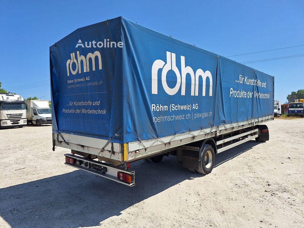 BACHLI LS 165 - BE Pritsche + Plane semi-trailer poluprikolica s ceradom