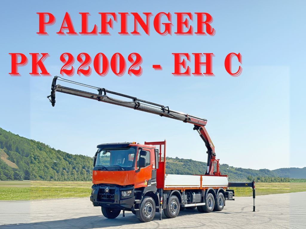 Renault K 430 * PK 22002 - EH C+ FUNK * 8x4 kamion s ravnom platformom
