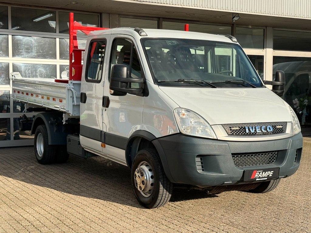 IVECO Daily 70C17 Doka Three sided M Tipper + Crane kamion kiper < 3.5t