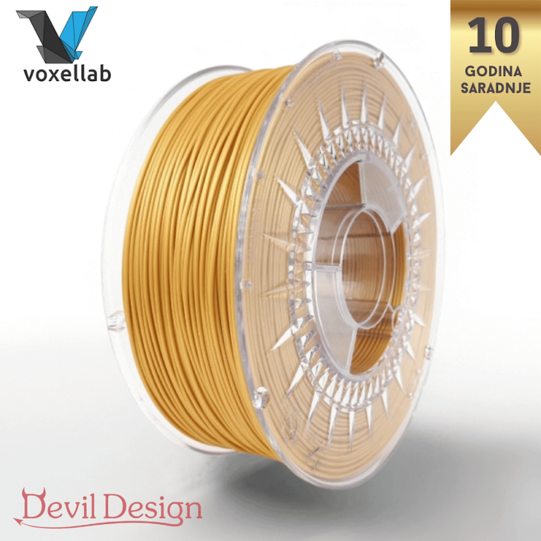 D.D PLA 1,75mm 1kg GOLDEN – specijalna ponuda