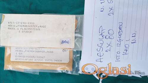 Oftalmološko koplje Aesculap i France Inox