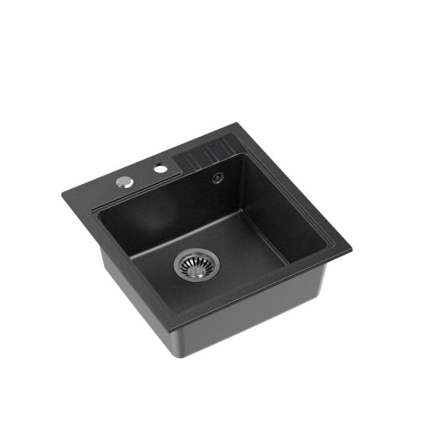QUADRON Granitna ugradna sudopera Peter 110 HCQP5052CZ, crna