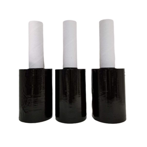 IMPORTO Strec folija crna 23mikr 125mm sa ruckom 400g