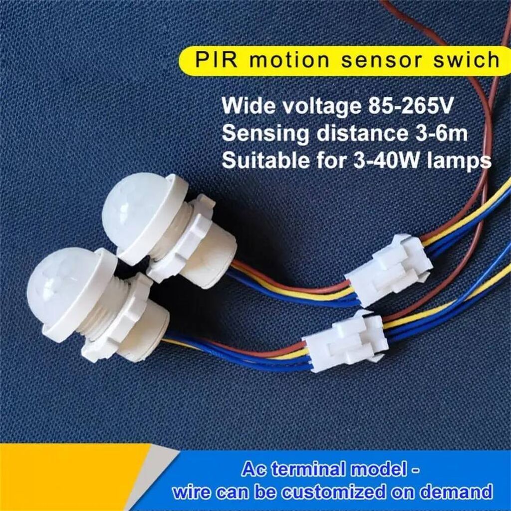 Detektor Pokreta PIR Senzor 220v Ugradni