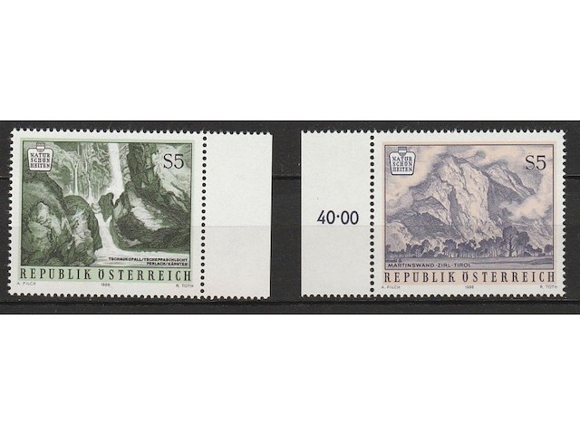 Austrija - 1986 - Scenic Beauties in Austria - MNH