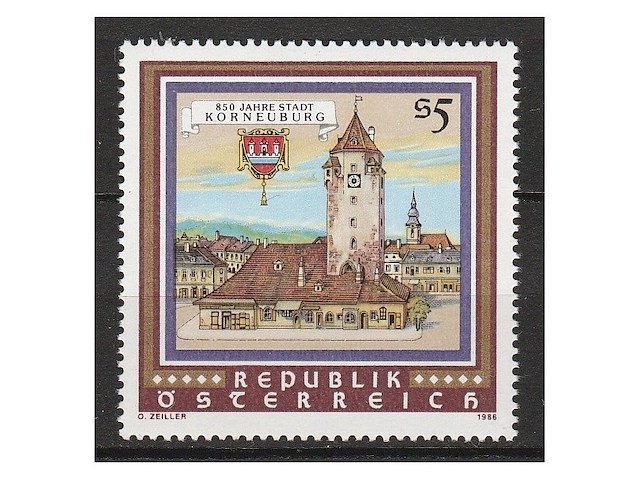 Austrija, Austria - 1986 - 850 years Korneuburg - MNH