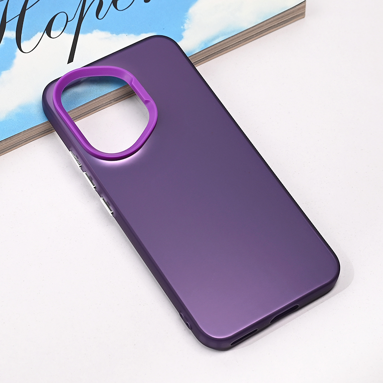 Zastitna maska (futrola) providna - Huawei Honor 400 ljubicasta