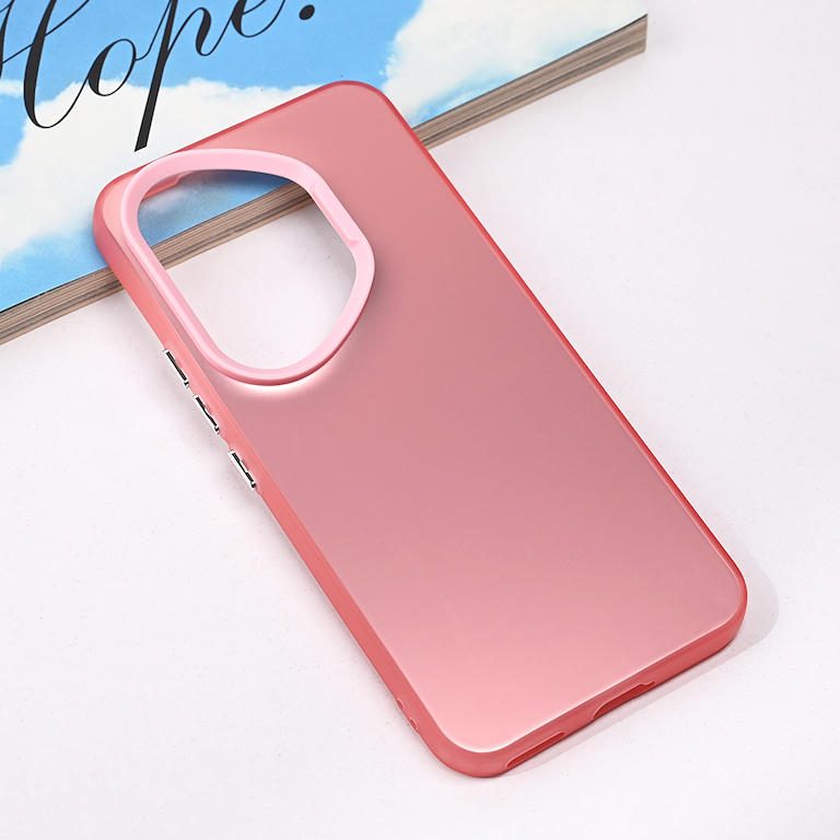 Zastitna maska (futrola) providna - Huawei Honor 400 Pro roze