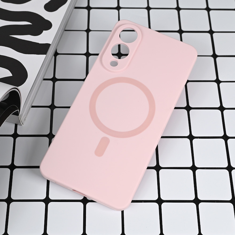 Zastitna maska (futrola) Magsafe Pure color - Samsung S937 Galaxy S25 Edge roze