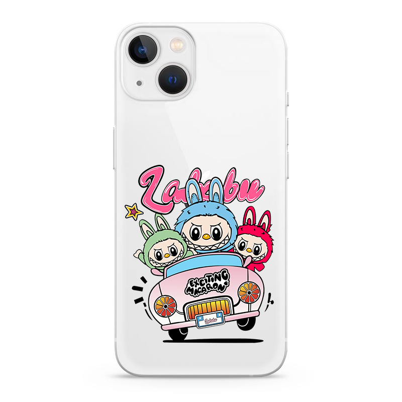 Zastitna ultra tanka (skin) maska / futrola PRINT CLEAR - iPhone 15 LBB004 (MS)