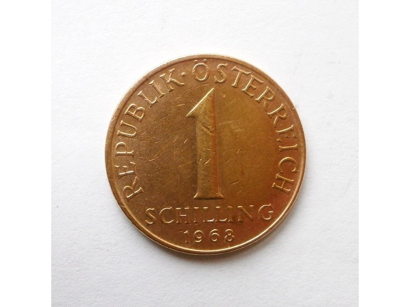 Austria 1 šiling 1968