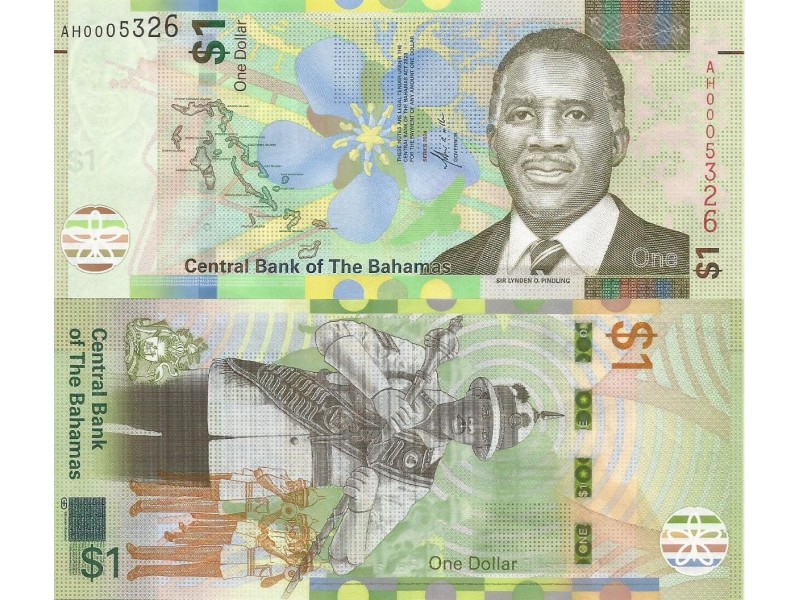 Bahamas 1 dollar 2024 (2025) UNC