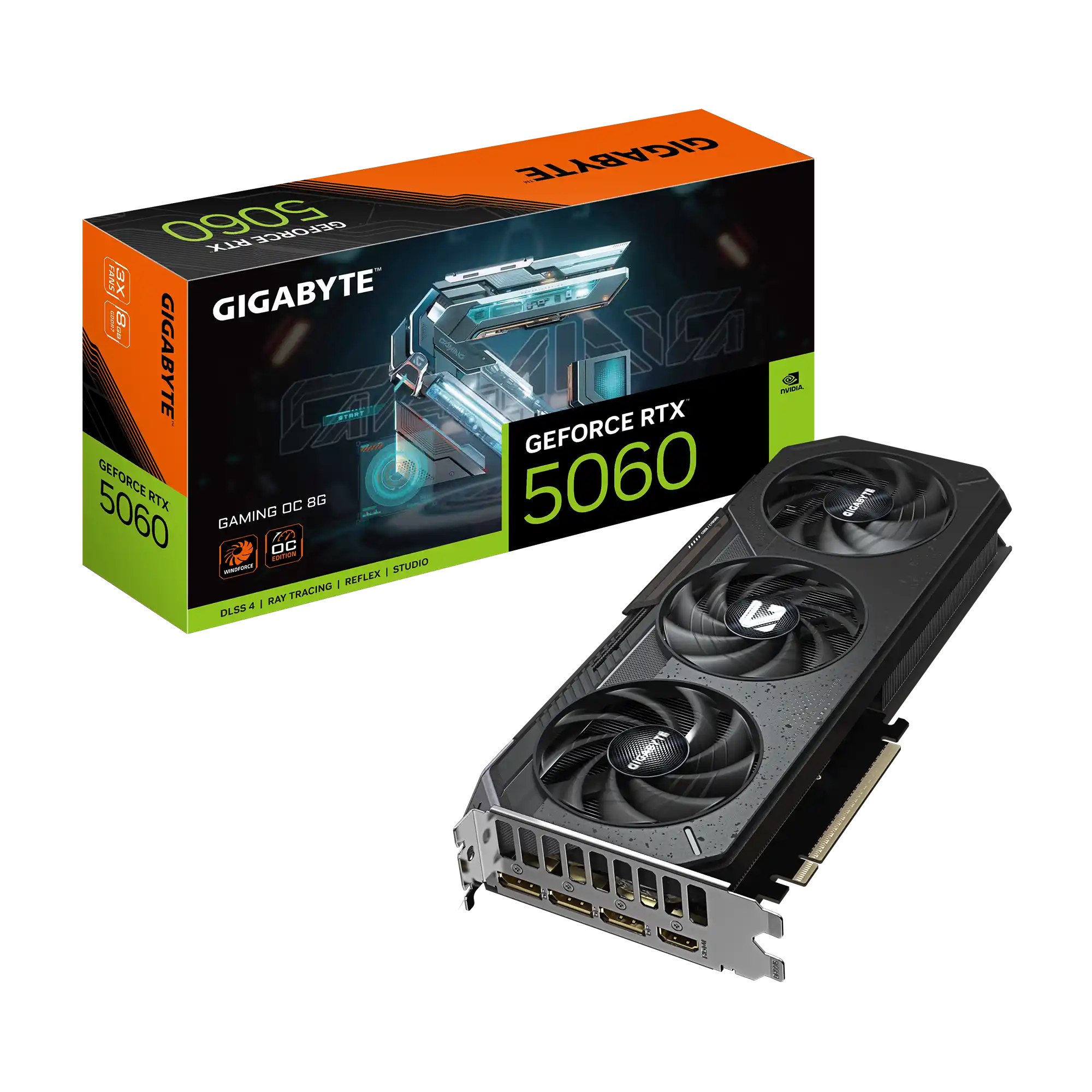 Grafička karta Gigabyte GeForce RTX 5060 Gaming OC GV-N5060GAMING OC-8GD 8GB GDDR7