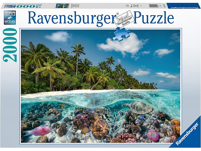 Puzzle slagalica za odrasle 2000 delova Ronjenje na Maldivima Ravensburger 17441
