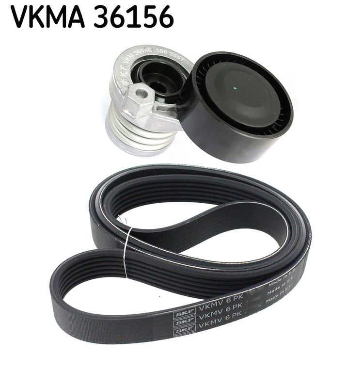 Garnitura klinastog rebrastog kaiša SKF VKMA 36156