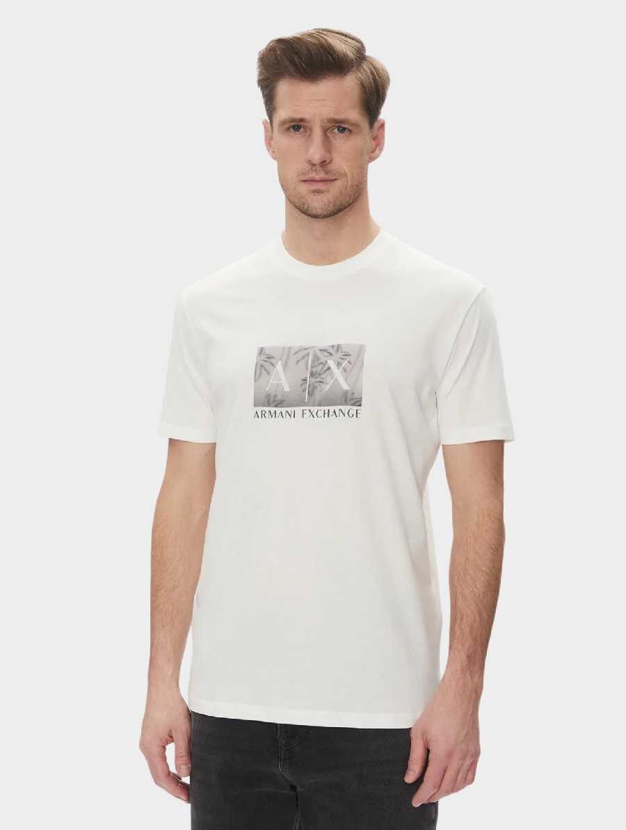 ARMANI EXCHANGE MUŠKA MAJICA BELA XM000555 AF10358 U0009