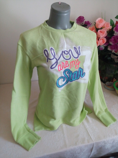 Benetton svetlo zeleni duks S