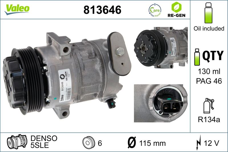 Kompresor, klima-uređaj VALEO 813646