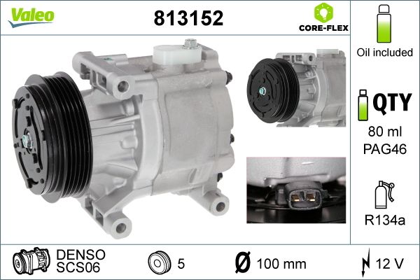Kompresor, klima-uređaj VALEO 813152